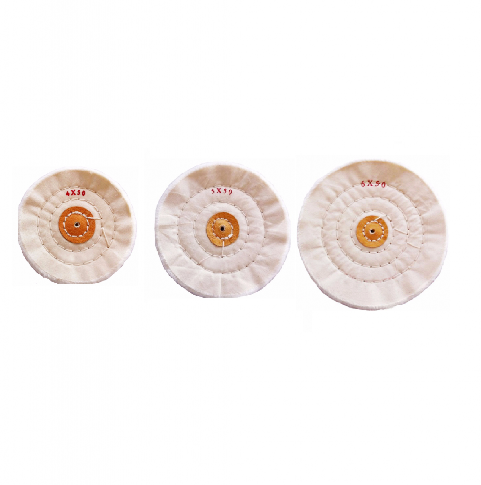 White Muslin Cloth Stitched Buffing Wheel – R R Impex